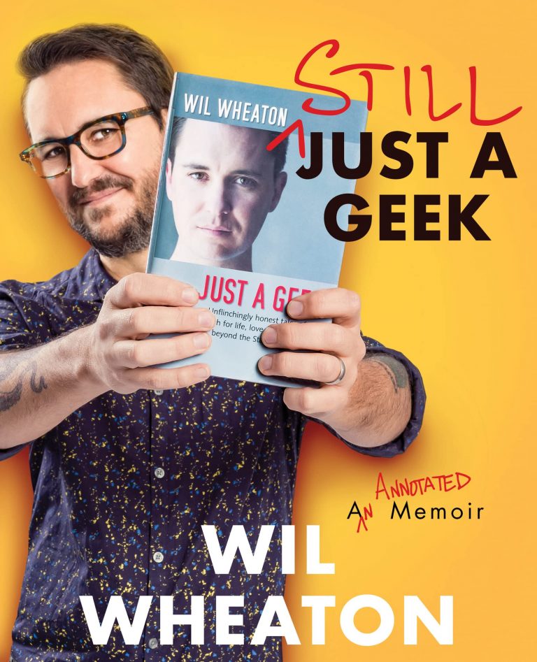 Wil Wheaton “Still Just a Geek” Book Discussion – Book Signing Central