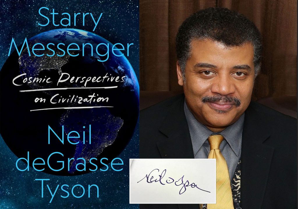 Neil deGrasse Tyson “Starry Messenger” Author Book Tour and Signed Book ...