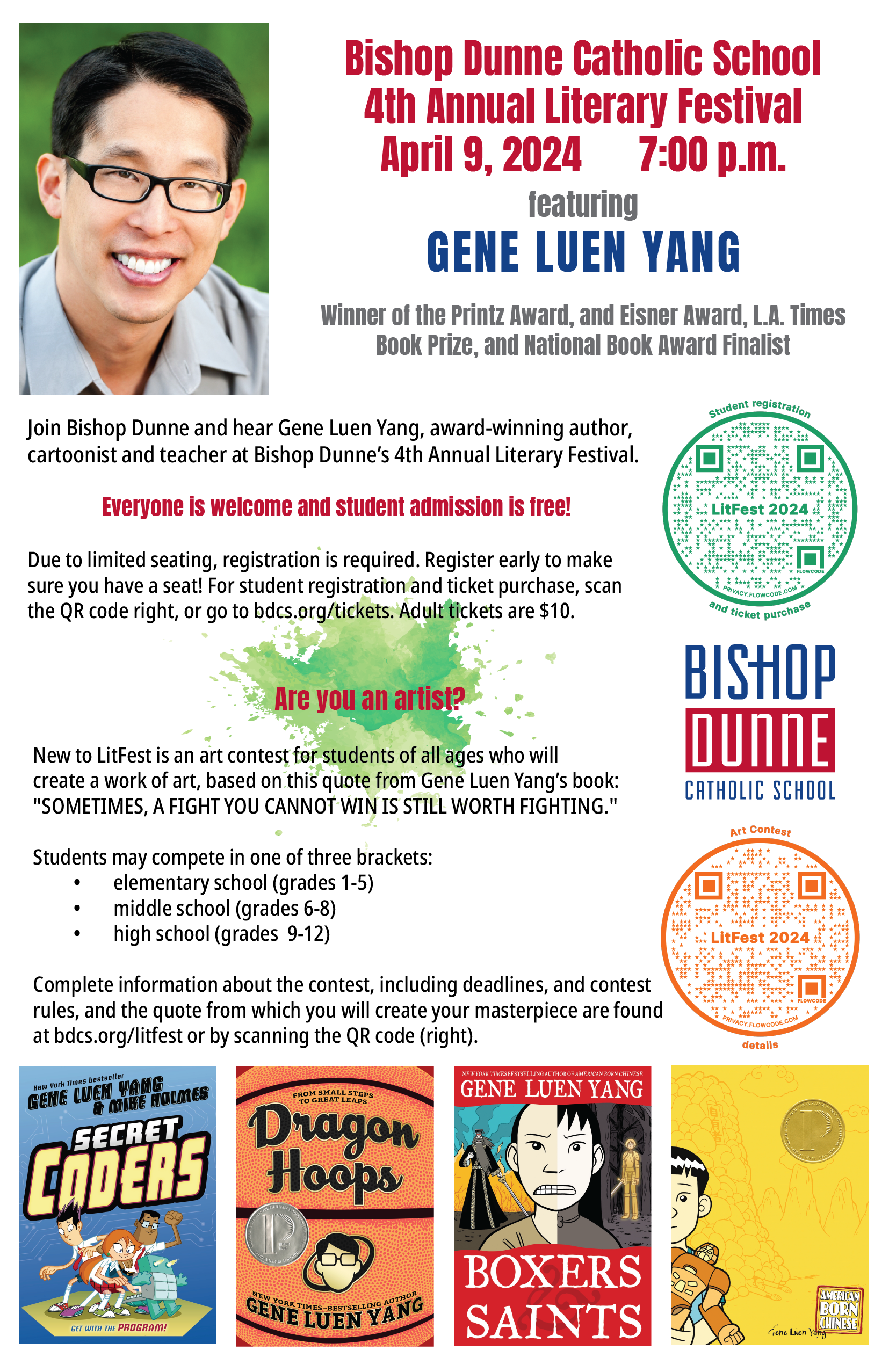 The 4th annual Bishop Dunne Literary Festival – Book Signing Central
